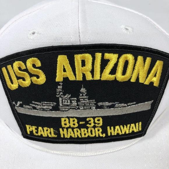 nobrand | Accessories | Vintage Uss Arizona Bb 39 Pearl Harbor Hat Cap ...
